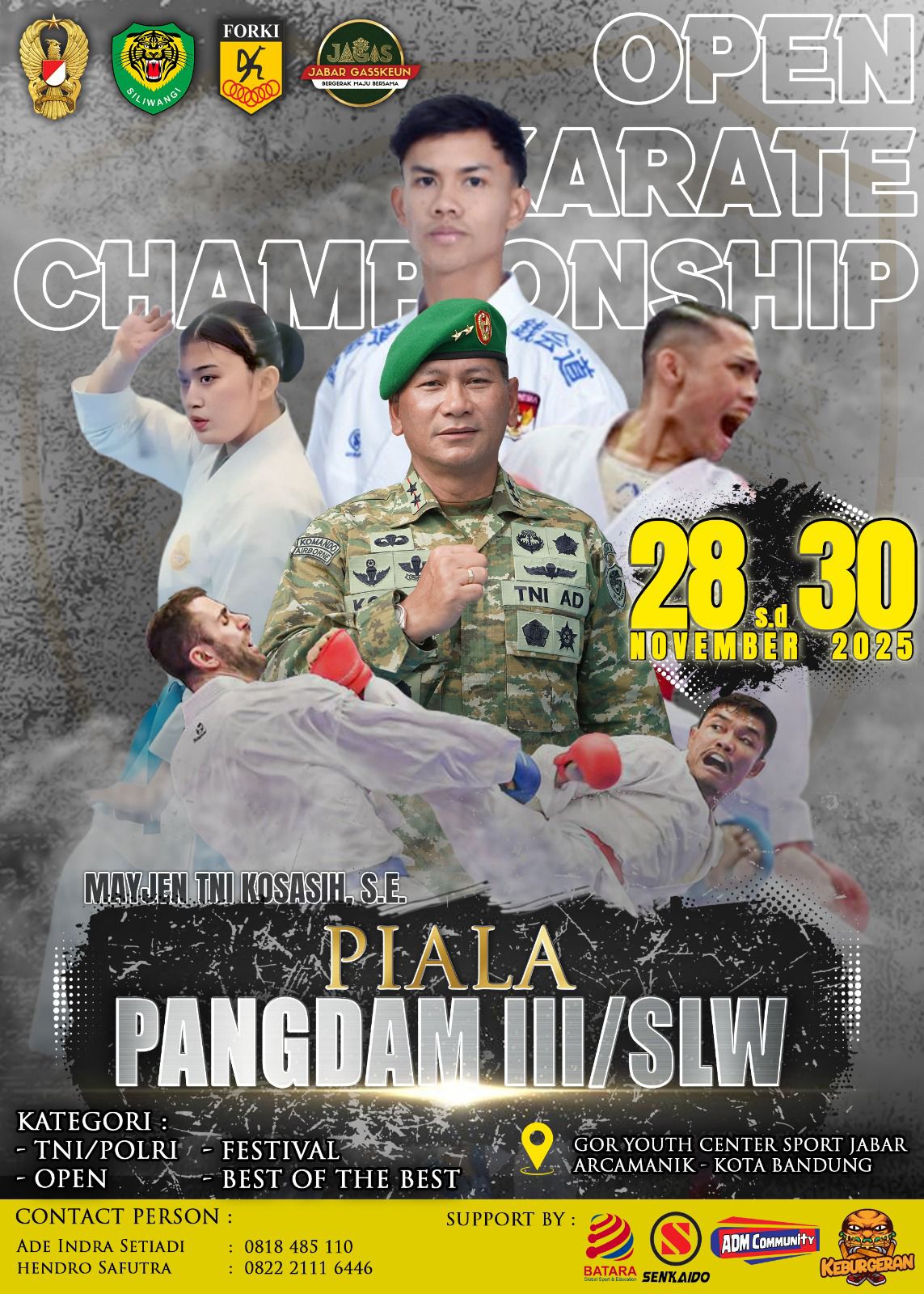 Open Karate Championship Piala Pangdam III/Slw tahun 2025 - Media Jabar